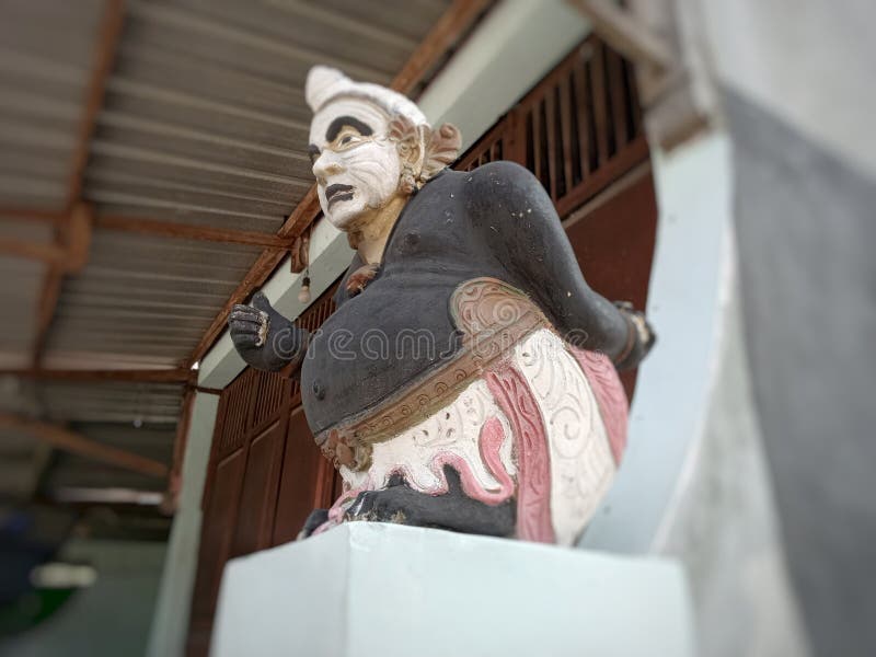 The Statue of a Puppet Character Named Semar is Made of Cement Stock ...