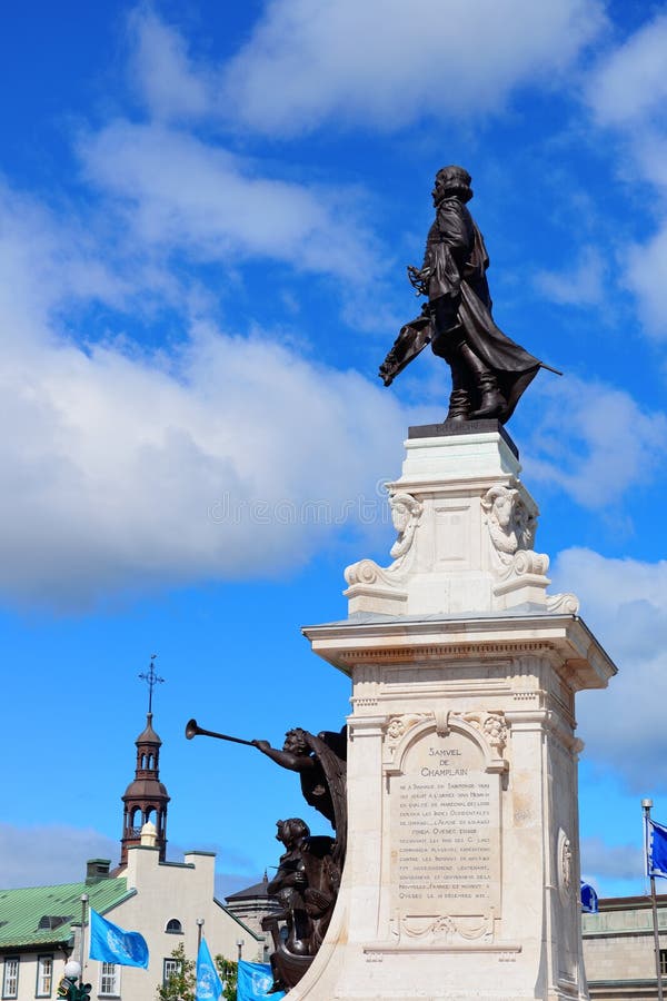 Statue in Quebec City stock image. Image of history, canadian - 32019575