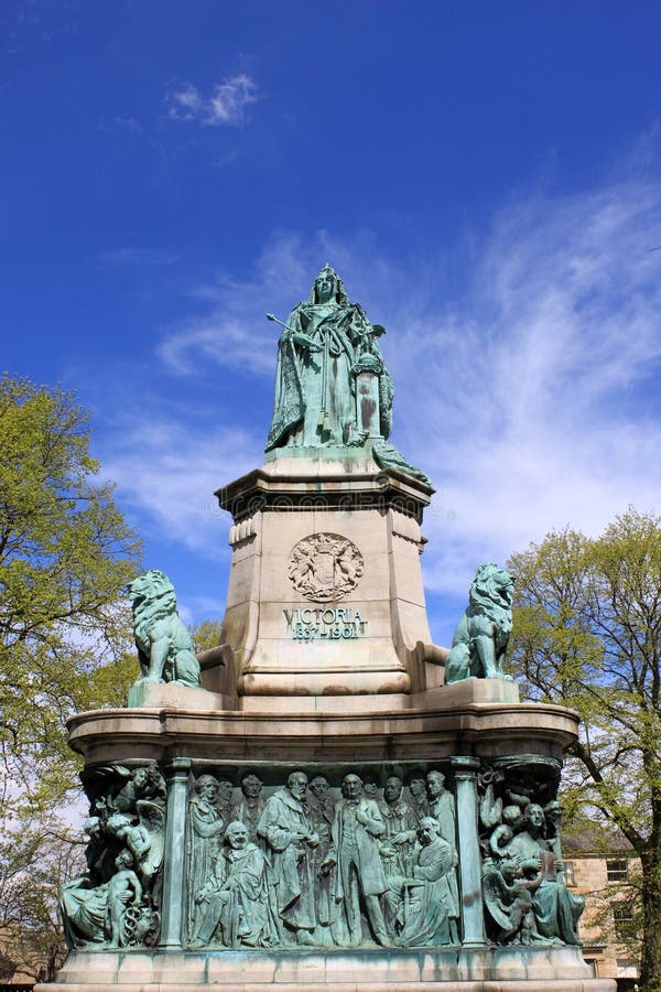 Statue of Queen Victoria, Dalton Square, Lancaster Stock Image - Image ...