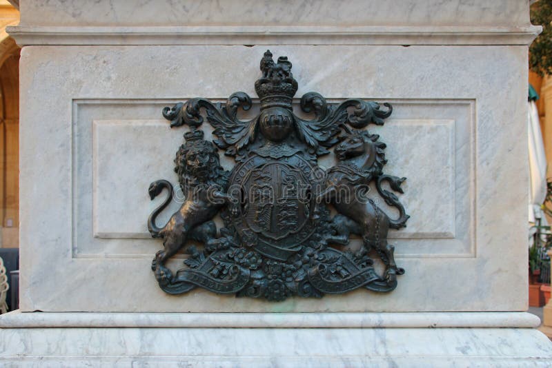 Statue of the Queen Victoria in Front of the National Library in ...
