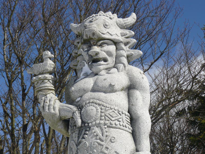 The Statue of Radegast - Pustevny Stock Photo - Image of radegast ...