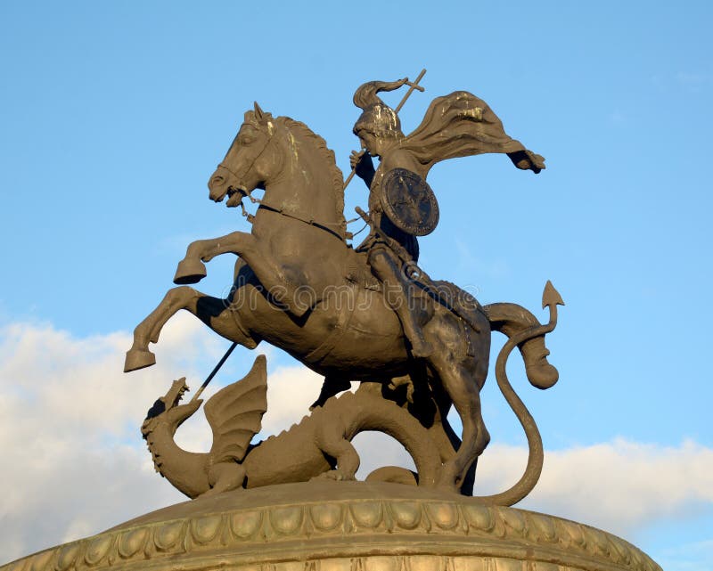 Statue on the Red Square in Moscow Stock Image - Image of architecture ...