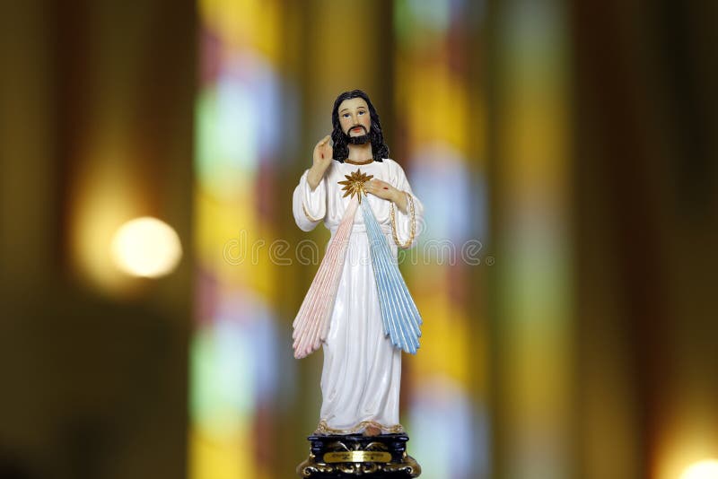 Statue of the Merciful Jesus Stock Photo - Image of avatar, merciful ...