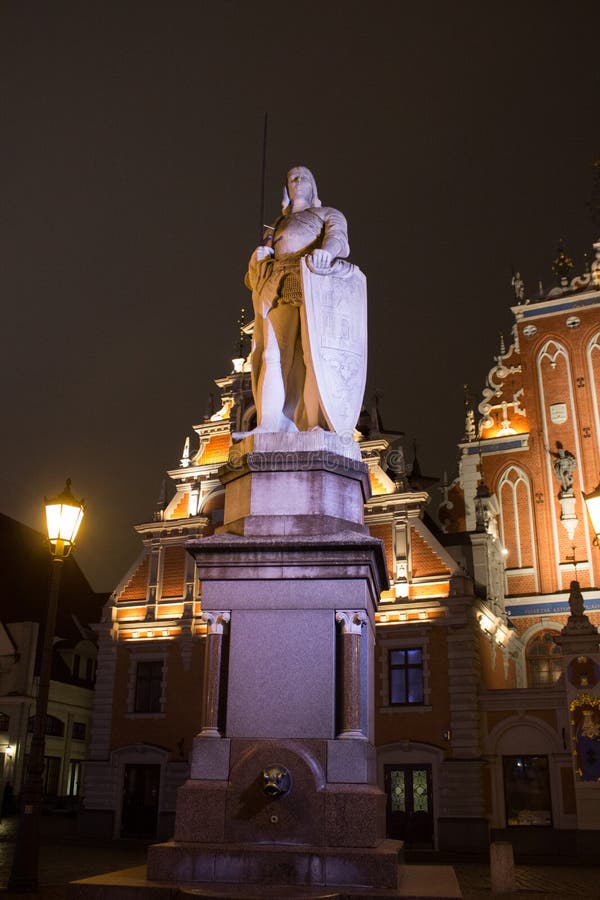 A statue stock photo. Image of latvia, riga, view, light - 88530638