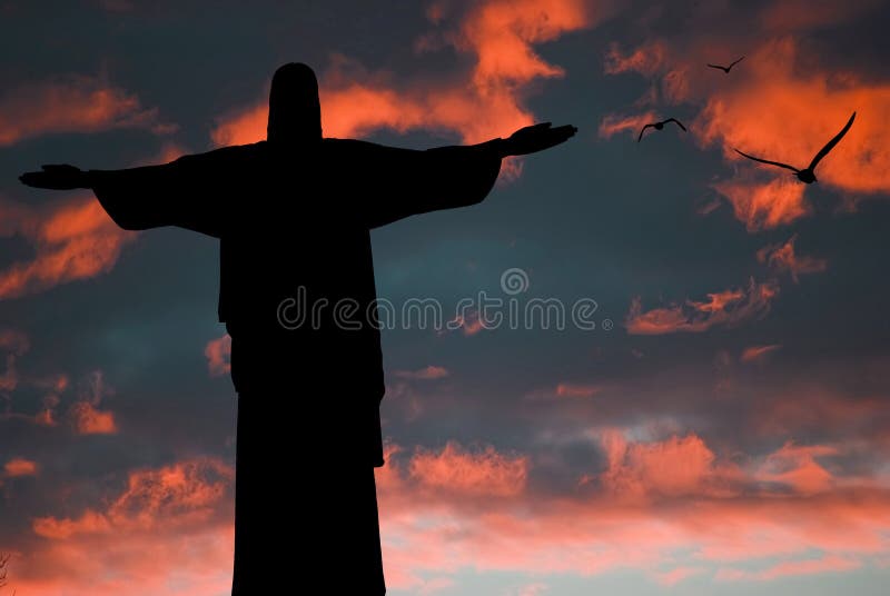 Statue in rio de janeiro editorial image. Image of arial - 7943685