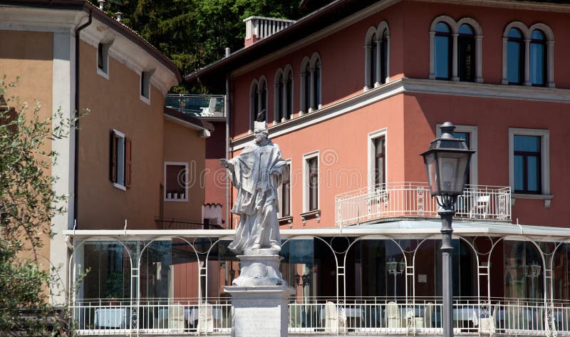 Statue in Riva stock image. Image of destination, coast - 15695463