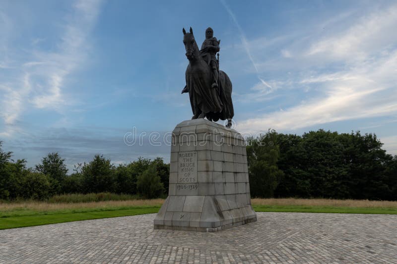 The Statue of Robert the Bruce, King of the Scots at Bannockburn in Stirling Editorial Stock ...