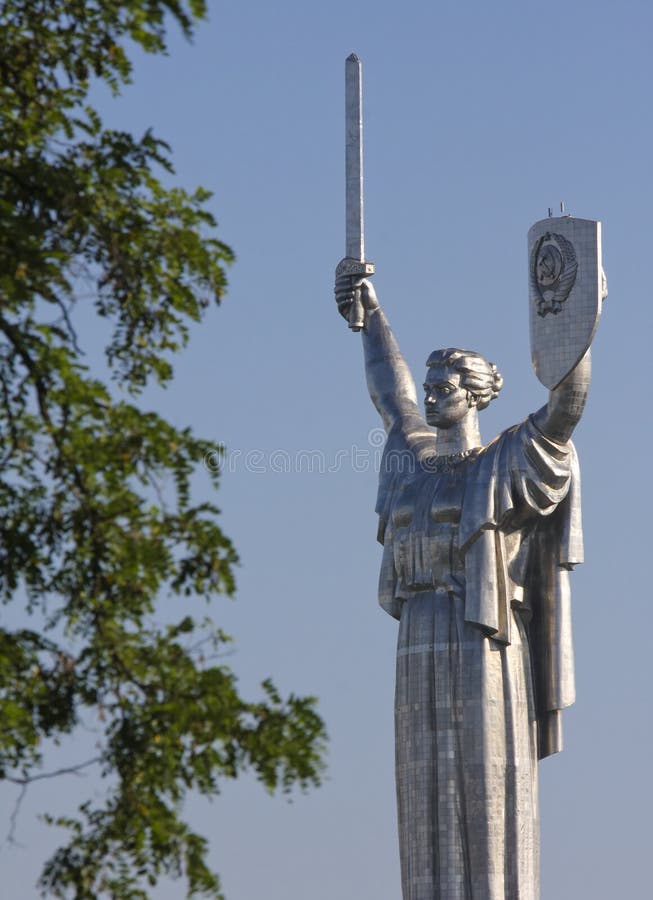 Statue of Rodina Mat in Kiev Stock Image - Image of nazi, travel: 5999879