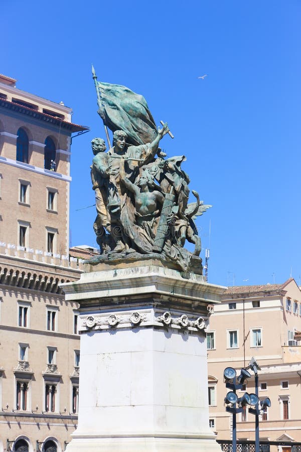 Statue at Rome - Italy stock photo. Image of coliseum - 56430072