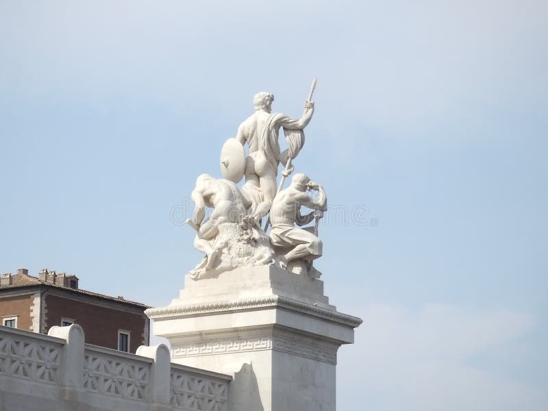 Statue in Rome Italy stock photo. Image of scenic, europe - 47017850
