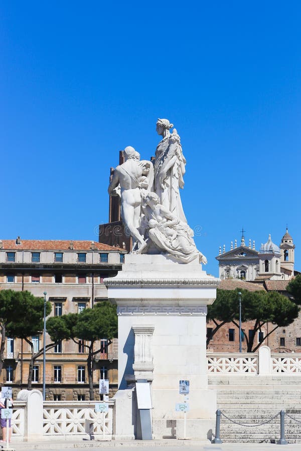 Statue - Rome Italy stock image. Image of architecture - 99214387