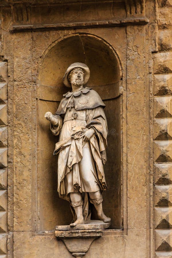 Statue of Saint Alessio in Florence Stock Photo - Image of orthodox ...