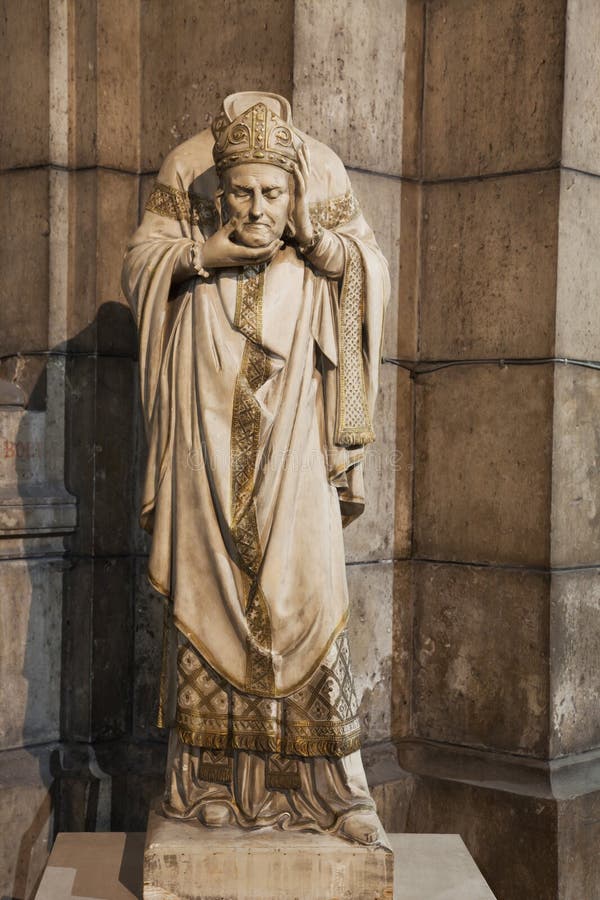 Statue Of Saint Denis Royalty Free Stock Photography - Image: 16358937