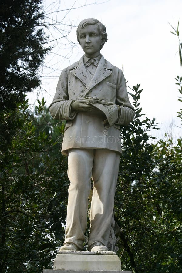 Statue of Saint Dominic Savio in Rome Stock Image - Image of statue ...