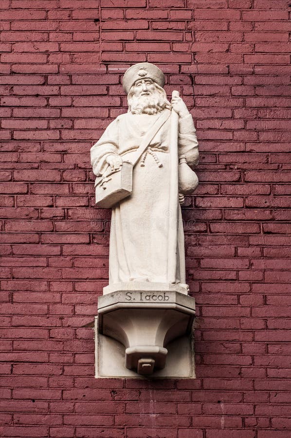 Statue of Saint Jacob stock photo. Image of amsterdam - 34271520