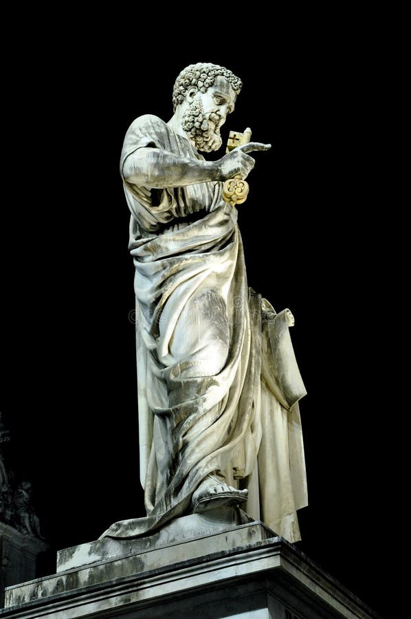 BERLIN, GERMANY, FEBRUARY - 12, 2017: The Statue Of Prophet Jeremiah On ...