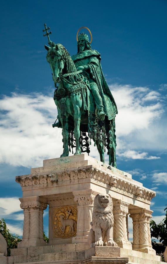 Statue of Saint Stephen I stock photo. Image of travel - 19487520