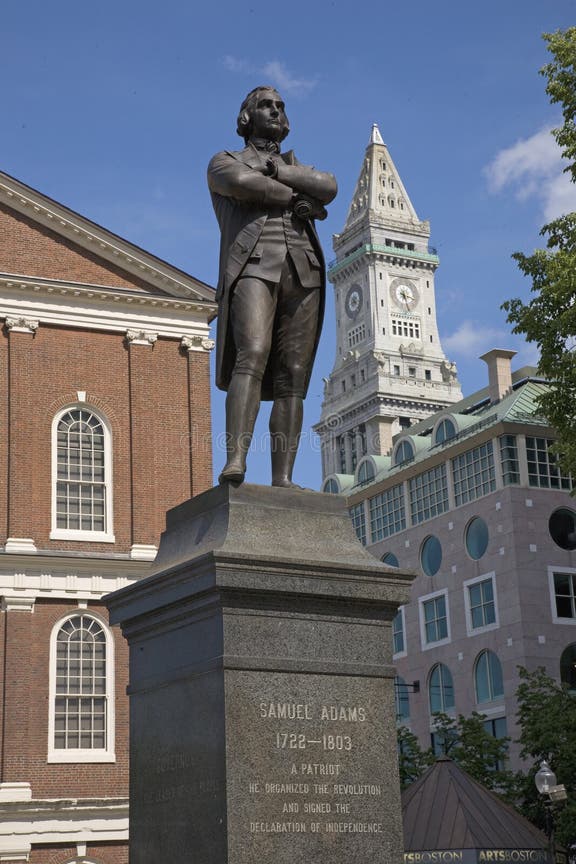 Statue of Samuel Adams stock image. Image of patriot - 26126429