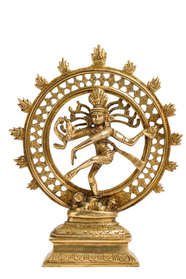 Statue of Indian Hindu God Dancing Shiva Nataraja Stock Photo - Image ...