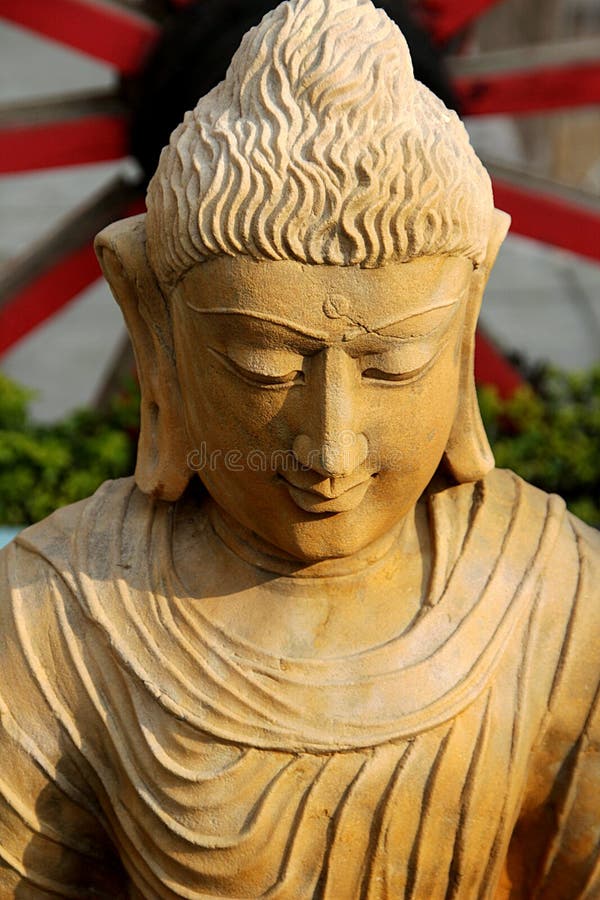 Statue of Smiling Buddha stock photo. Image of religion - 55964592