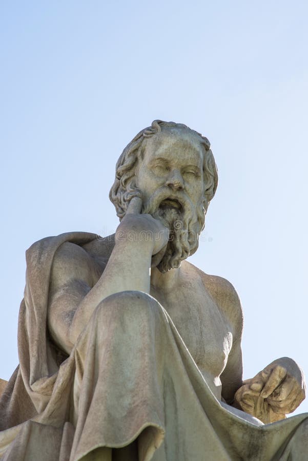 Statue of Socrates stock photo. Image of famous, hellenic - 71573938
