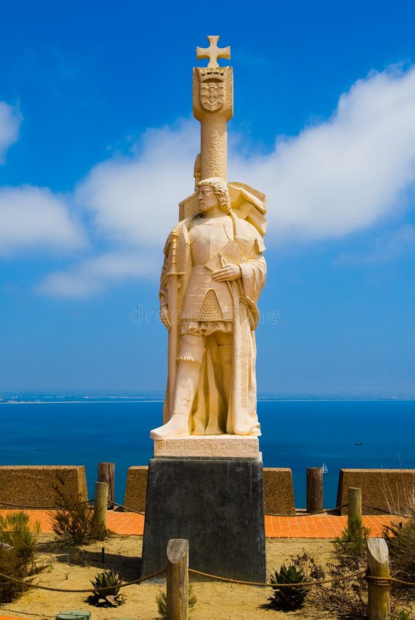 Statue of Spanish explorer stock image. Image of european - 5235173