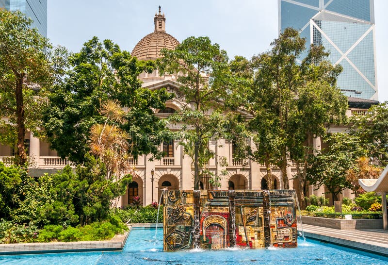 Statue Square stock photo. Image of square, hiking, fountain - 33831986