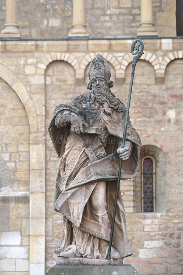 Statue of St Bonifatius stock image. Image of saint, german - 67845907