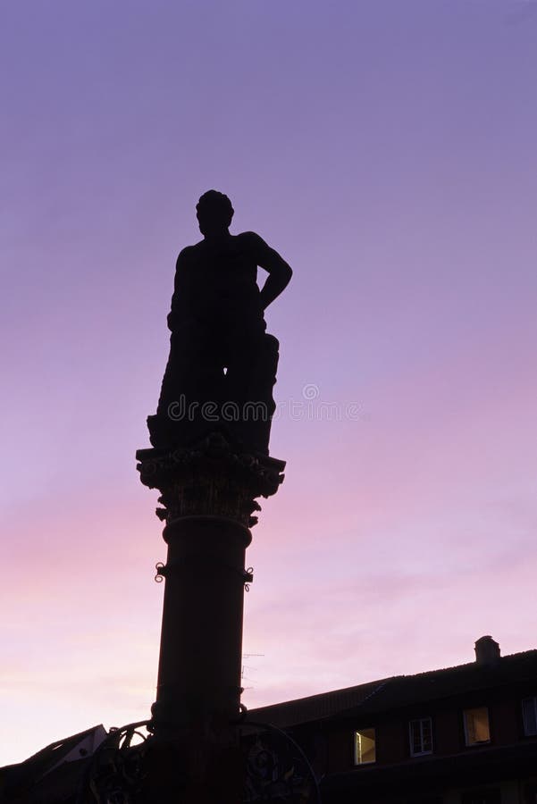 Statue of St. George- Heidelberg, Germany Stock Photo - Image of travel ...