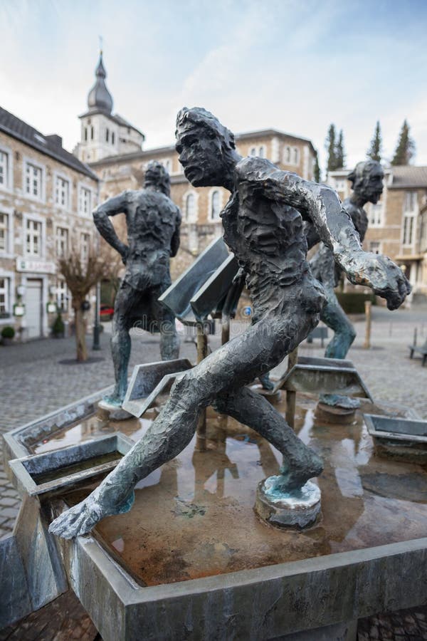 Statue in Stolberg Rhineland Germany Old City Editorial Photography ...