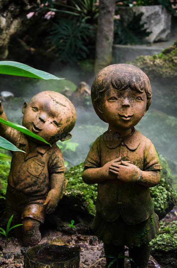 Statue stock photo. Image of ancient, rock, native, background - 52184856