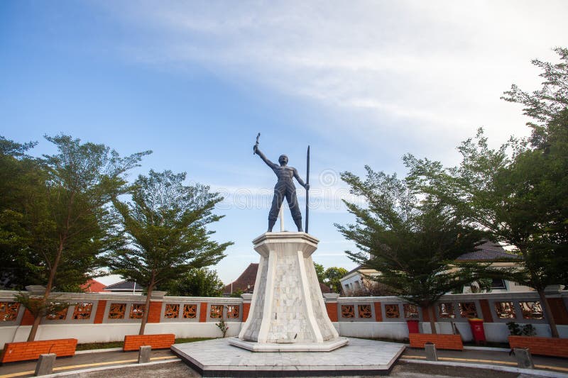 The Statue of Struggle in Front of the Town Square of Majalengka, in ...