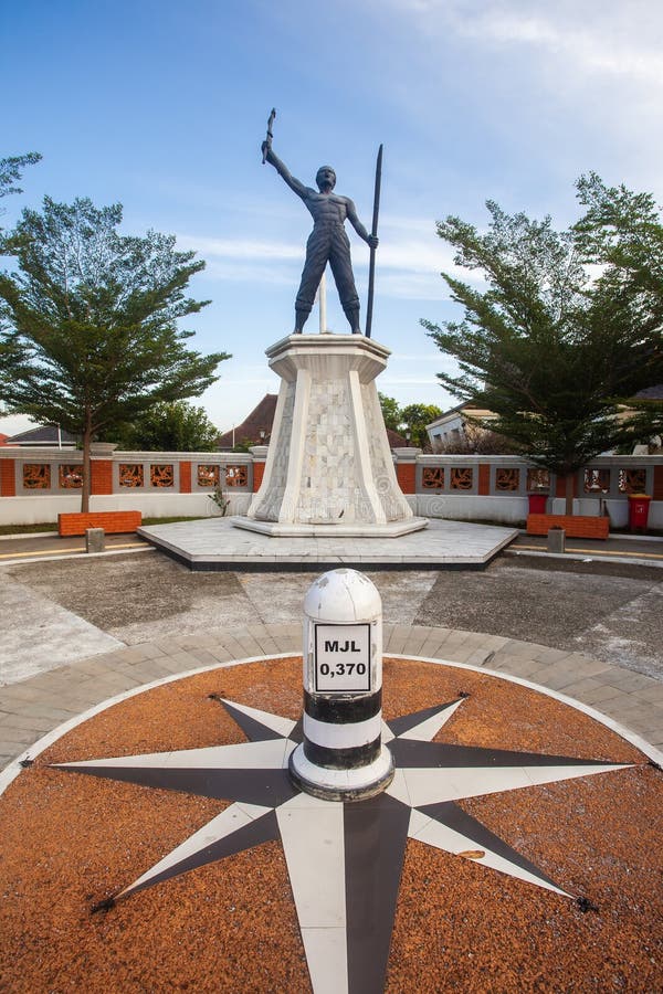 The Statue of Struggle in Front of the Town Square of Majalengka, in ...