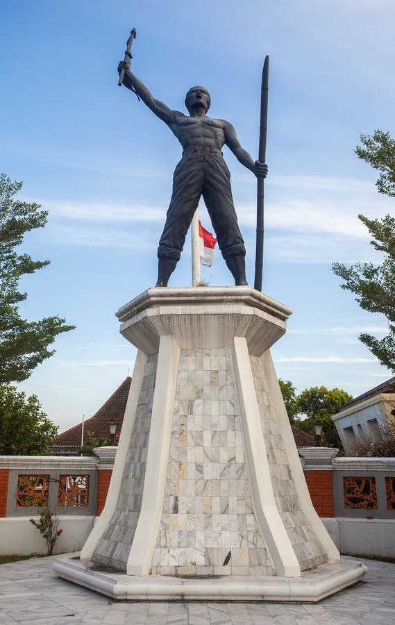The Statue of Struggle in Front of the Town Square of Majalengka, in ...