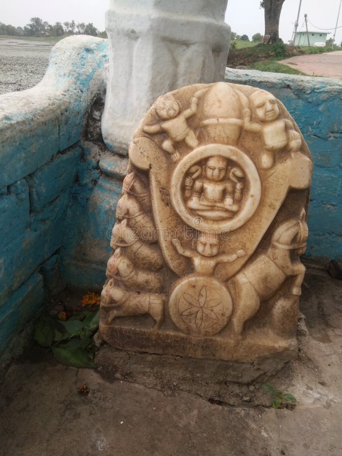 Statue of sun stock image. Image of statue, surya, ancient - 152845471