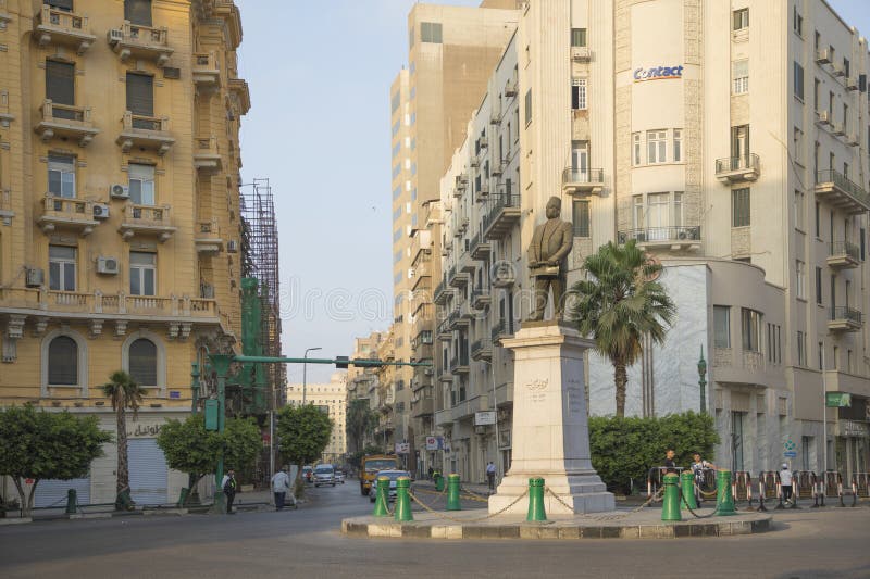 Midan Talaat Harb in Downtown Cairo Egypt Editorial Image - Image of ...