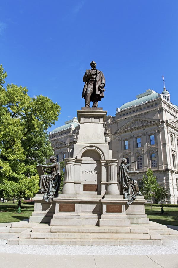 Thomas a. Hendricks a Portrait from American Money Stock Image - Image ...