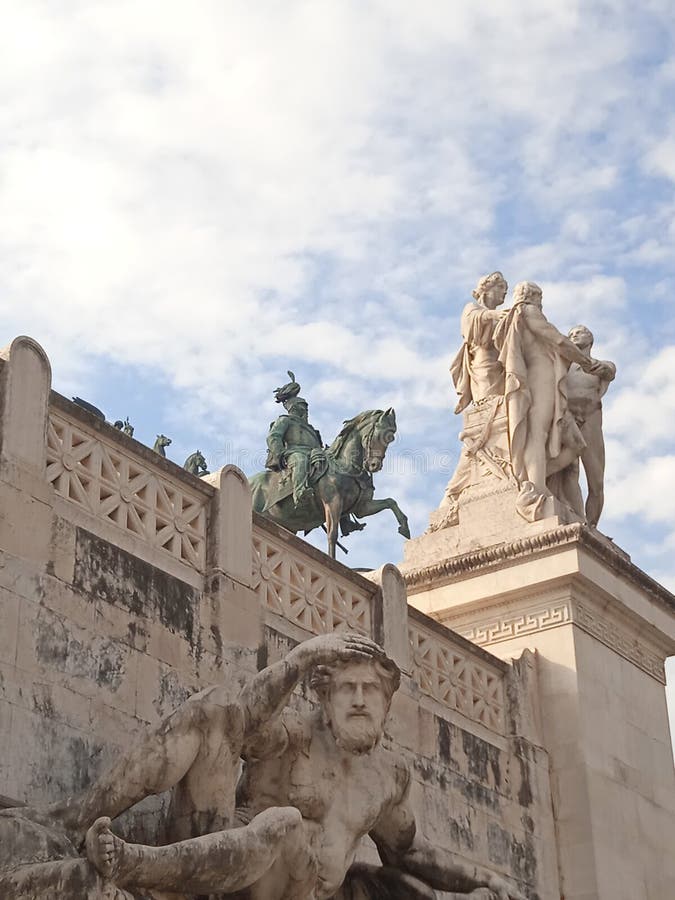 Statue Travel History Rome Palace Landmark Stock Photo - Image of rome ...