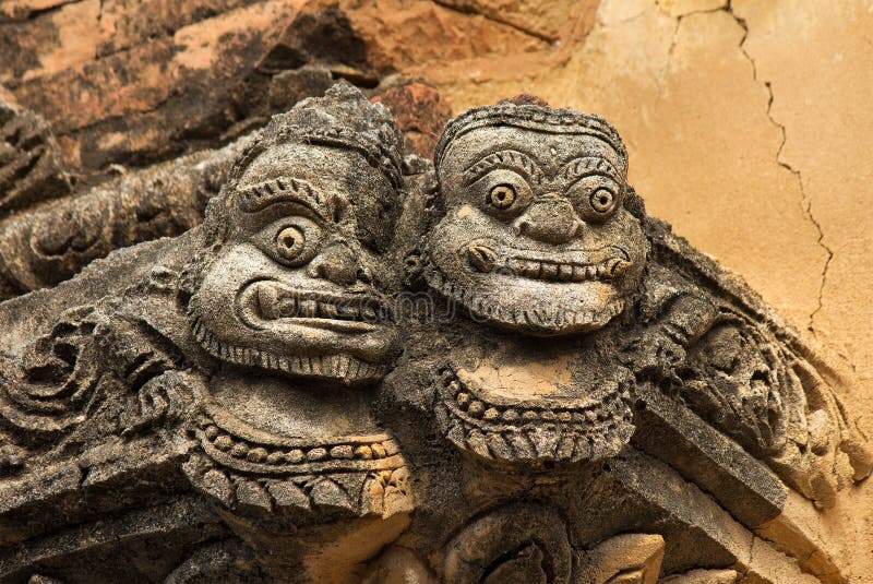 Stone Statue - Vishnu Seated on Garuda Stock Image - Image of garuda ...