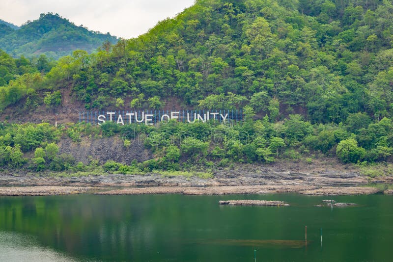 Statue of Unity the World Tallest Statue with Bright Dramatic Sky at ...