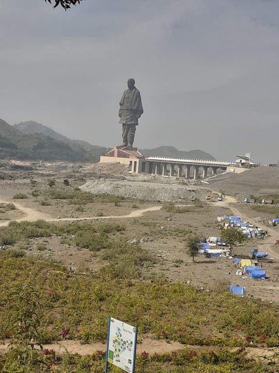 Statue of Unity World Highest Statue of India in Gujarat Editorial ...
