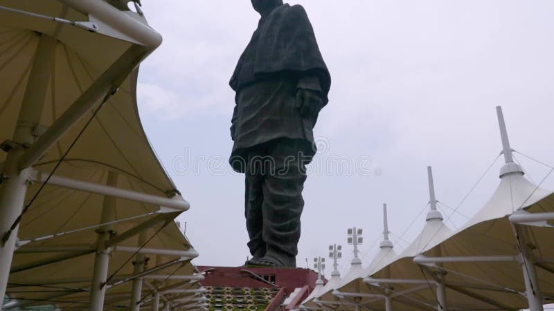 Statue of Unity the World Tallest Statue with Bright Flat Sky at Day ...