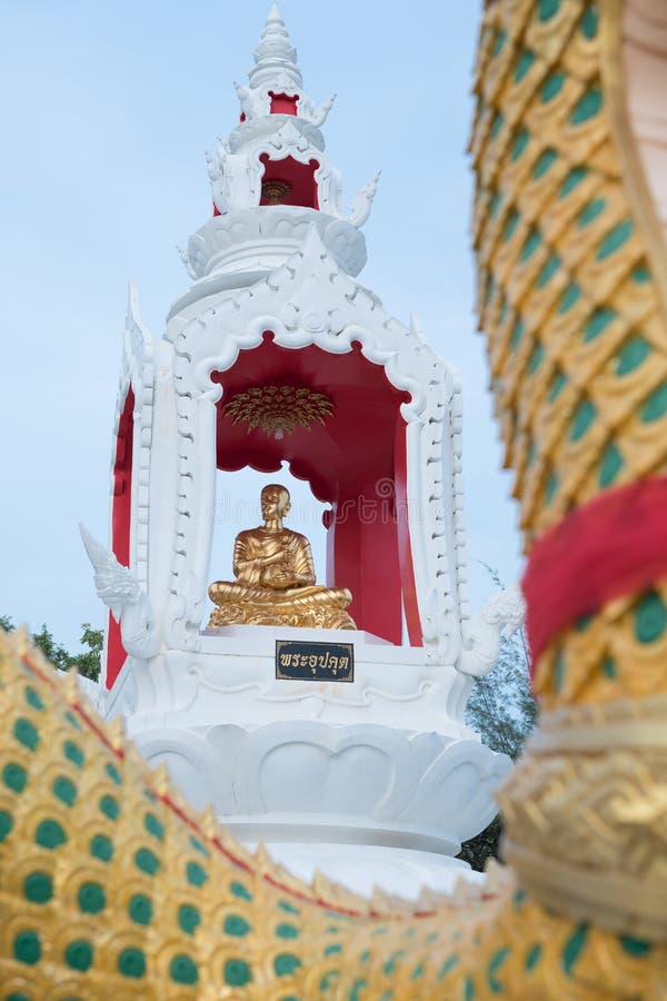Upagupta, Thai monk statue stock image. Image of nakhonsawan - 66296851