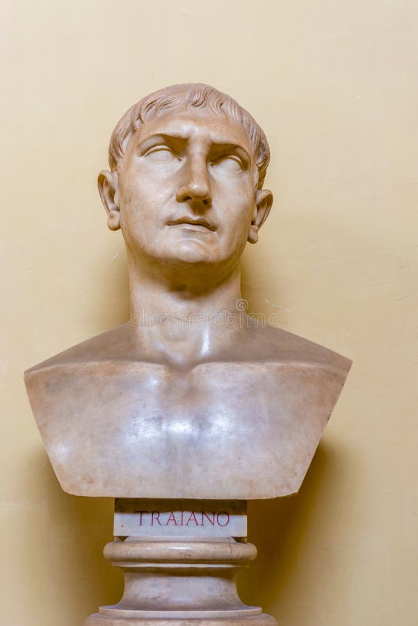 Huge Head Carved In Marble. Vatican. Rome. Italy Editorial Stock Photo ...