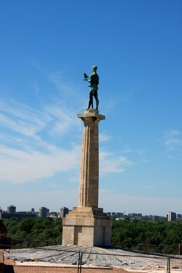Statue of Victory stock image. Image of monument, background - 70342647