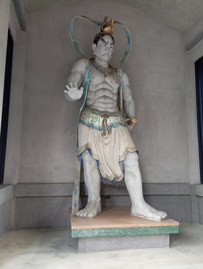 Gatekeeper statue stock image. Image of stone, vihara - 278637069