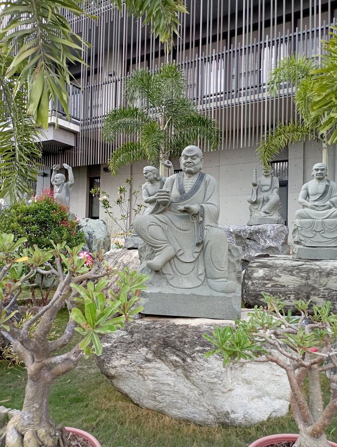 Gatekeeper statue stock photo. Image of statue, vihara - 278637186