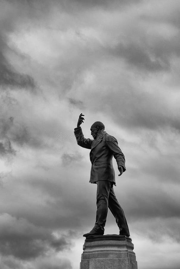 Statue Von Edward Carson, Stormont-Versammlung, Nordirland Stockfoto ...