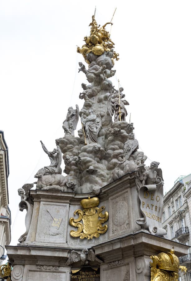 Statue von Pest Wien stockbild. Bild von dankbarkeit - 54620651