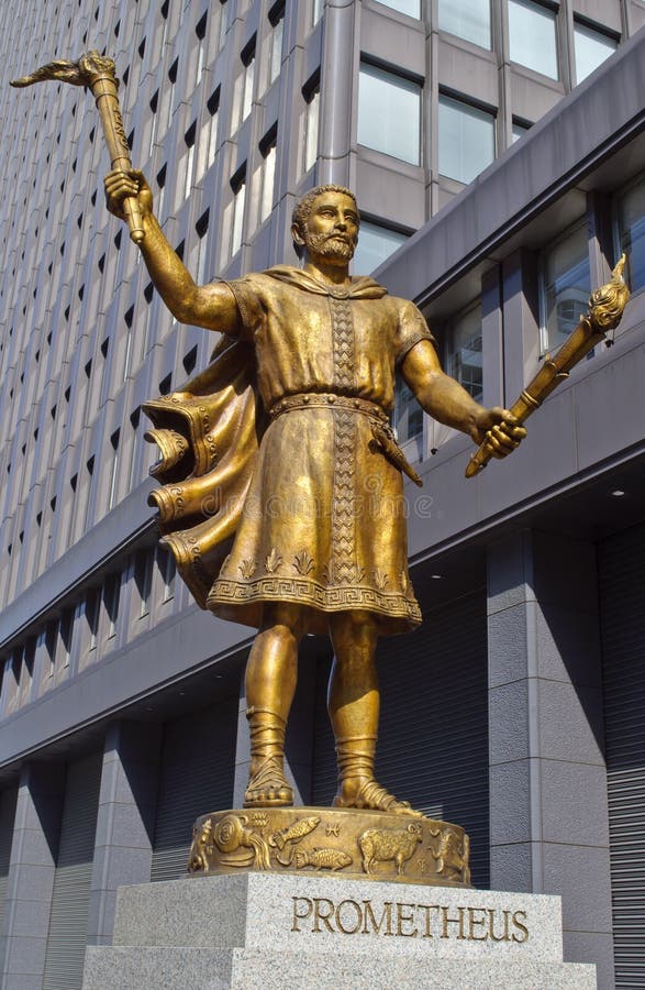 Statue Von PROMETHEUS in Tokyo Redaktionelles Foto - Bild von held ...